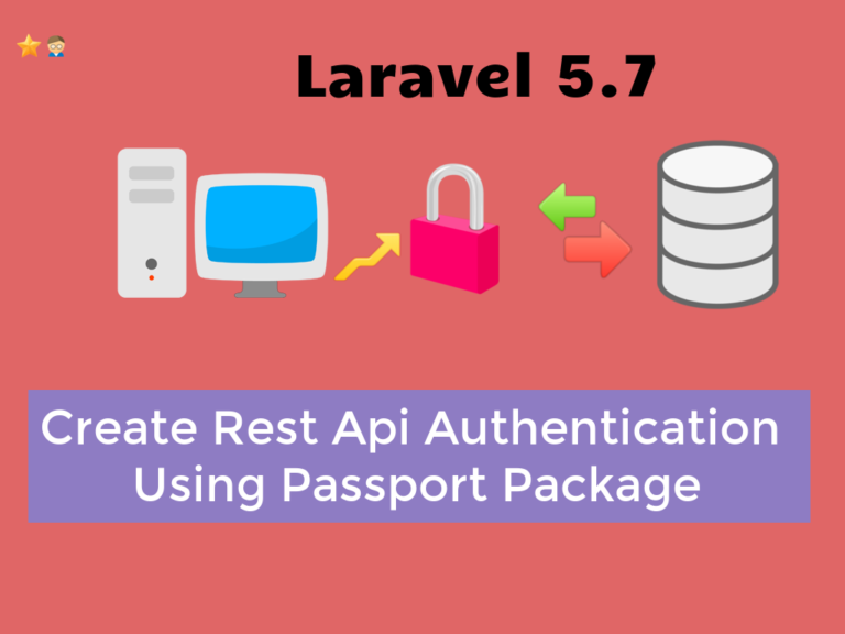 Create Rest Api Authentication In Laravel 5 7 Using Passport Package