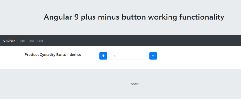 How To Make Custom Quantity Selector Into Angular 9 Application Therichpost