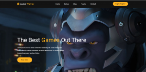 Reactjs Gaming Template Free - Therichpost