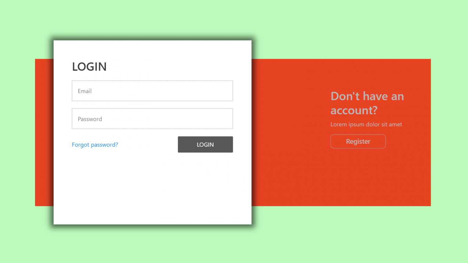 Reactjs Animated Login And Registration Forms Therichpost