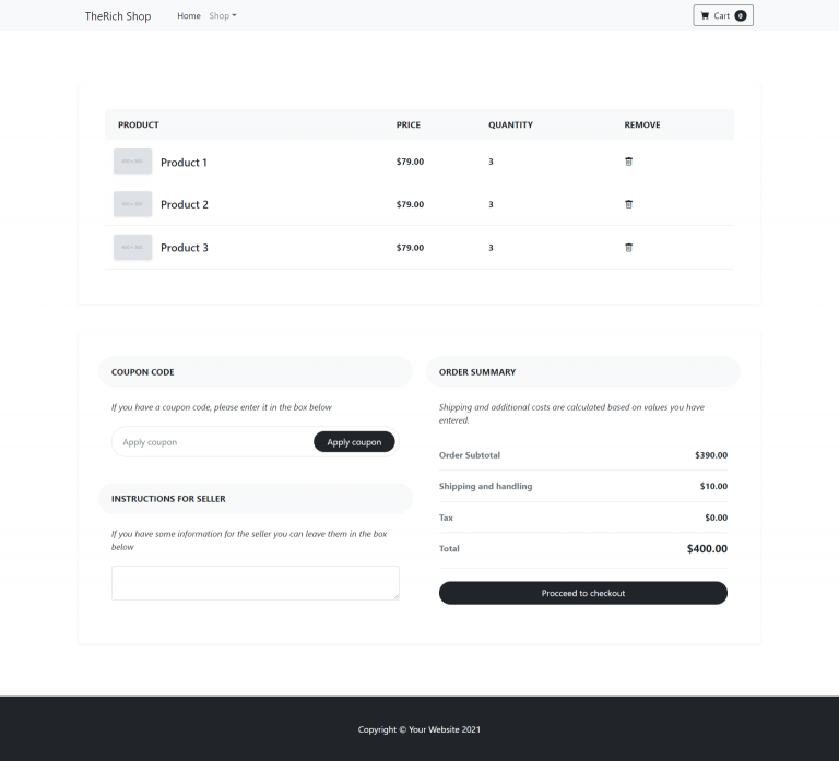 Angular 12 Bootstrap 5 Ecommerce Testing Project Part 3