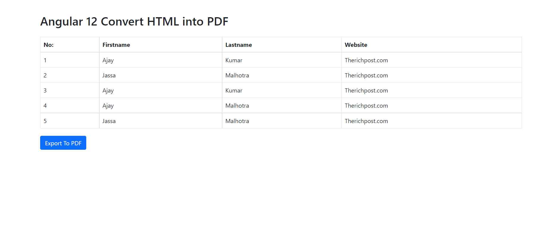 Angular 12 Select2 Working Example Therichpost Riset