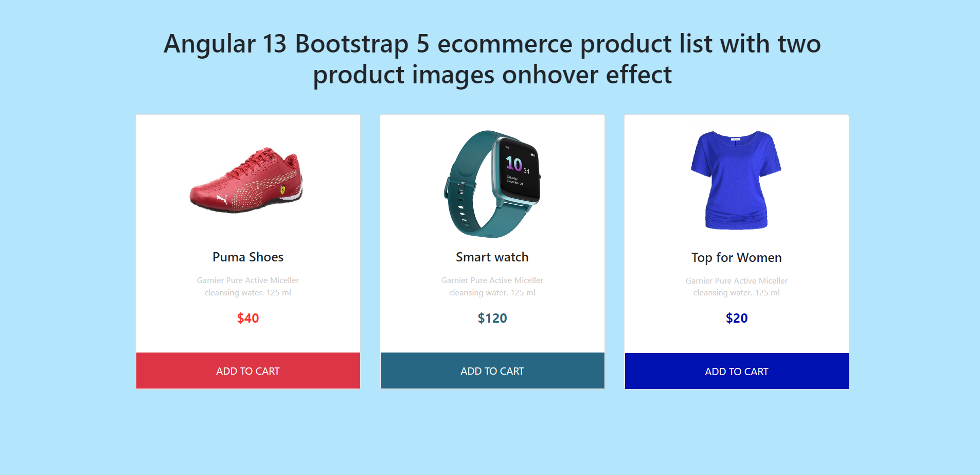Angular 12 Print Colorful HTML Page Working Example Therichpost