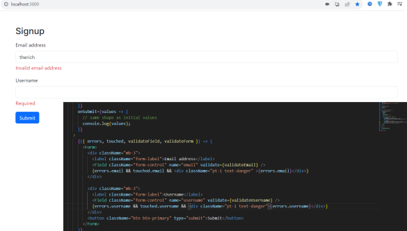 Building Forms In React With Formik Validations Therichpost Hot Sex