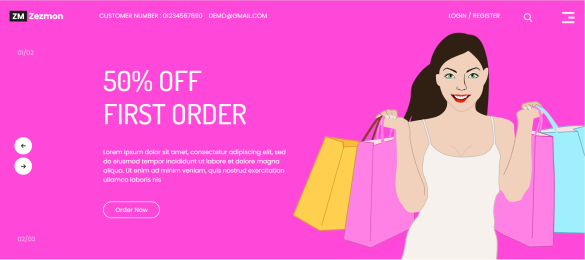 Vuejs - Vue 3 Modern Ecommerce Fully Responsive Website Template Free ...