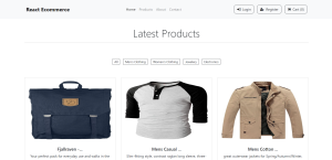 Modern Ecommerce website made with Reactjs Framework - Therichpost