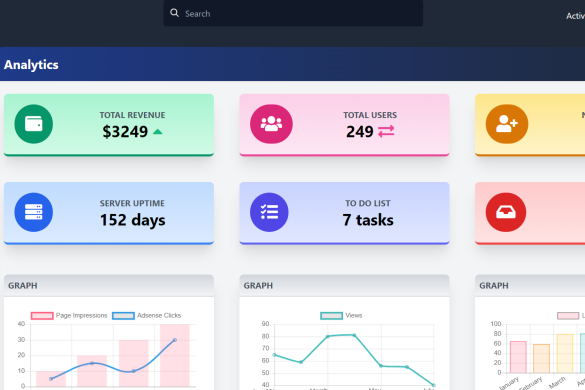 Angular 10 Templates and Admin Dashboard Templates Free - Therichpost