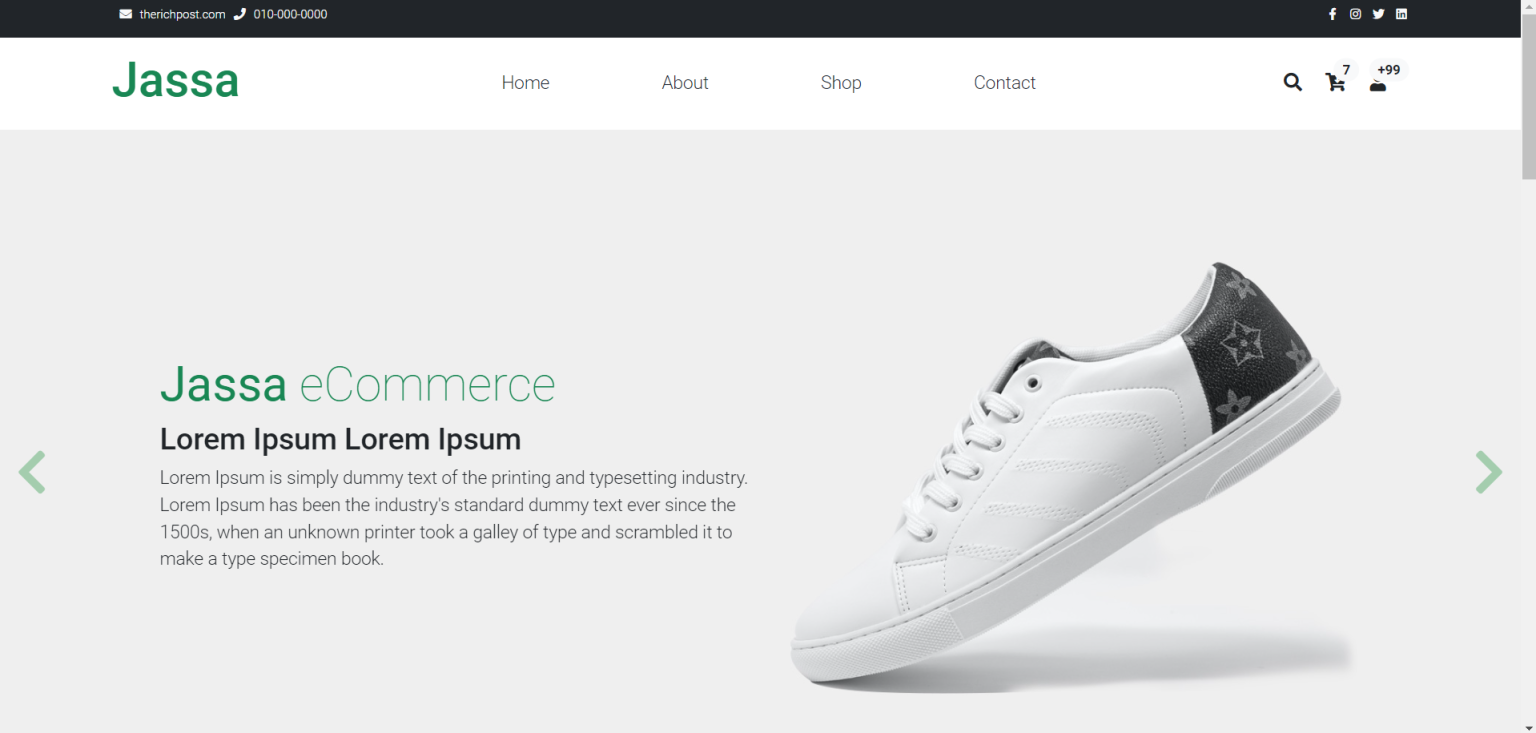 Angular 17 Free Ecommerce Website Template - Therichpost Angular 17 Free Ecommerce Website Template - Therichpost