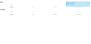 Angular 17 PrimeNG Steps(Stepper) Working Example - Therichpost