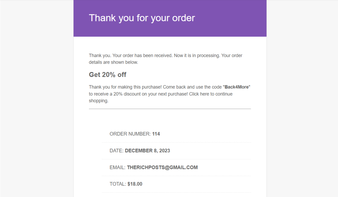 How To Customize Or Add Content To Woocommerce Order Emails Therichpost