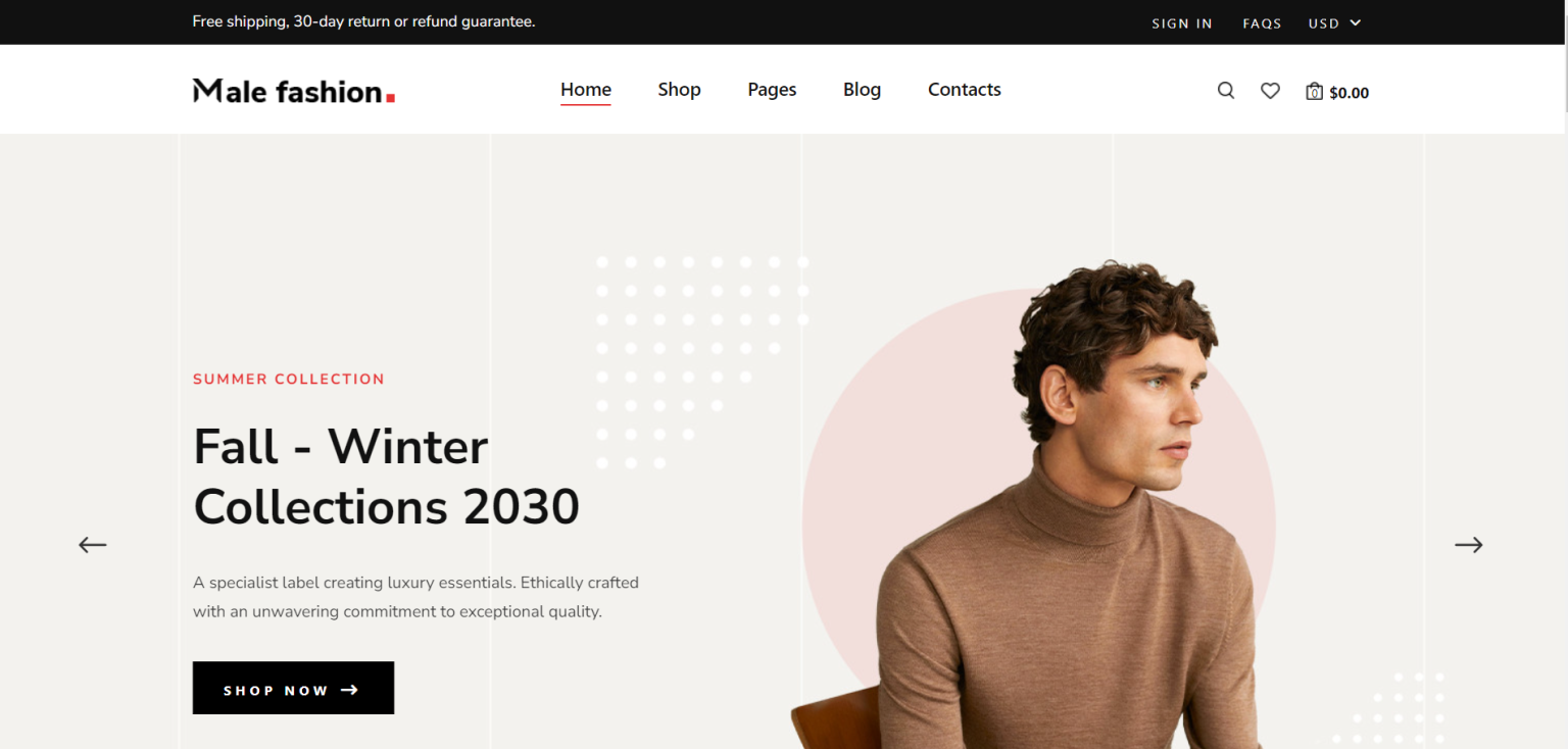 Reactjs 18 Free Ecommerce Website Template 2024 - Therichpost Reactjs 18 Free Ecommerce Website Template 2024 - Therichpost