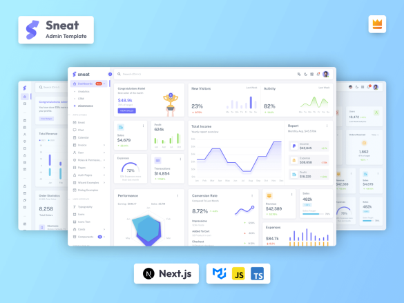 Sneat Mui React Nextjs Admin Template Therichpost