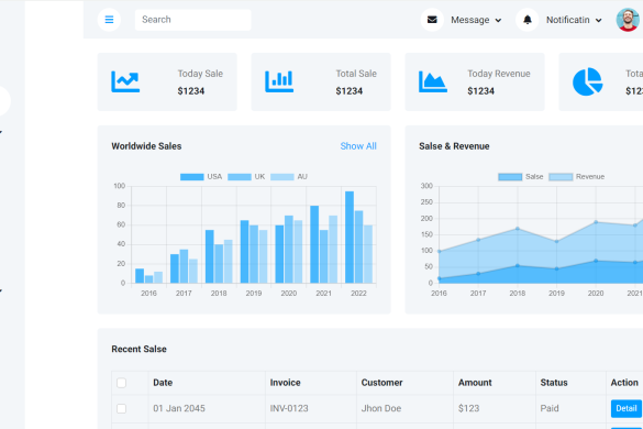 Angular 16 Free Responsive Ecommerce Website template - Therichpost
