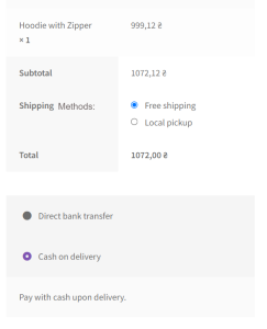 Woocommerce hook change shipping text on checkout page - Therichpost