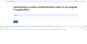 Generating a custom authentication token in an Angular 17 application - Therichpost