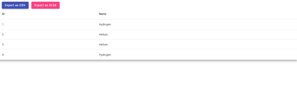 Angular 18 Datatable with Export Buttons working demo - Therichpost Angular 18 Datatable with Export Buttons working demo - Therichpost