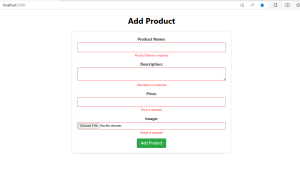 Create an Ecommerce Add Product form using ReactJS for the frontend and PHP with MySQL - Therichpost