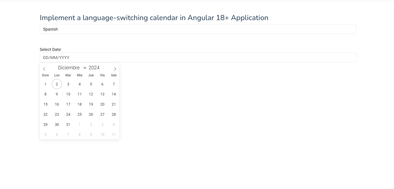 Implement a language-switching calendar in Angular 18+ Application ... Implement a language-switching calendar in Angular 18+ Application ...