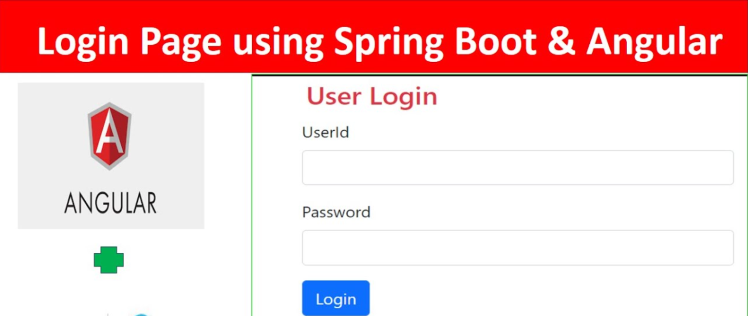 Creating A Login Form In Angular And Connecting It With A Backend In Spring Boot Therichpost